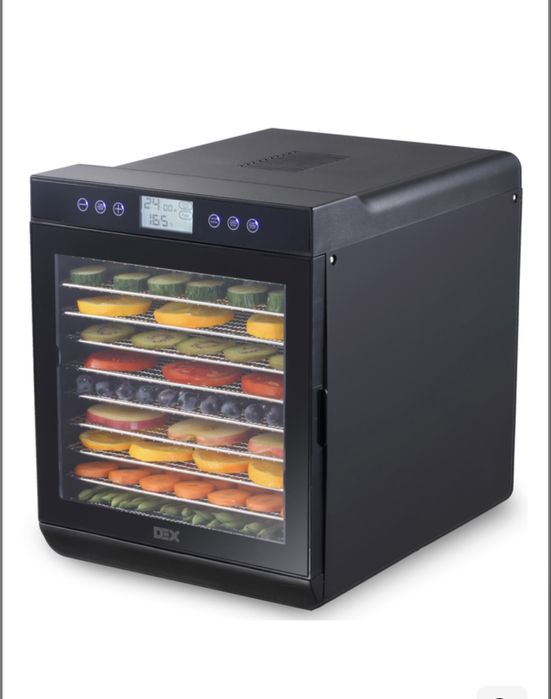 Сушарка для овочів і фруктів DEX DFD-515S з металевими лотками: 5 500 ...