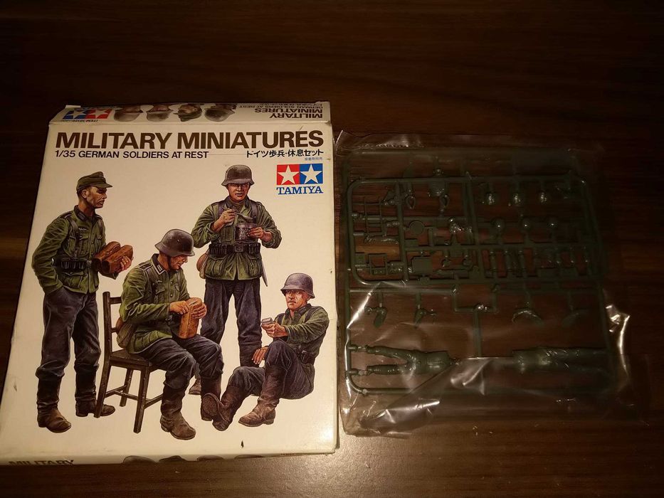 Military Miniatures 1/35 German Soldier at rest Tamiya 35129 Mińsk ...