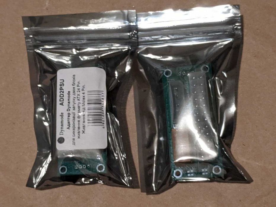 Синхронизатор блоков питания ADD2PSU MOLEX 1 х 20+4 Dual PSU 4Pin: 75 ...