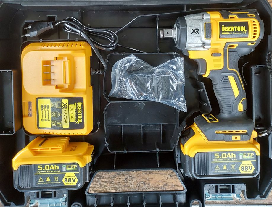 PROMOCJA Mocny Klucz Udarowy Meta Pro 1/2 UberTool 2 x AKU 4.0AH Rawa ...