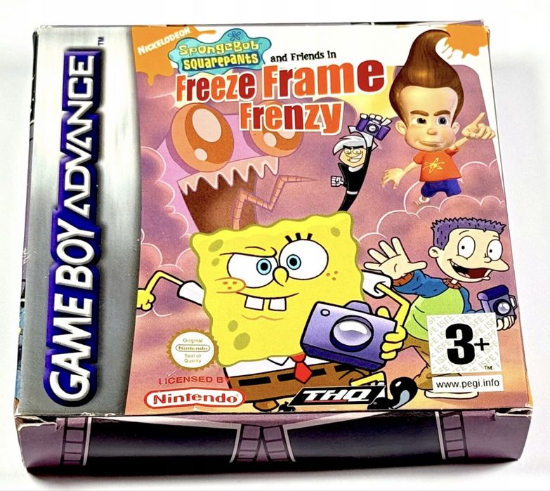 Spongebob Squarepants Freeze Frame Frenzy Nintendo Game Boy Advance ...