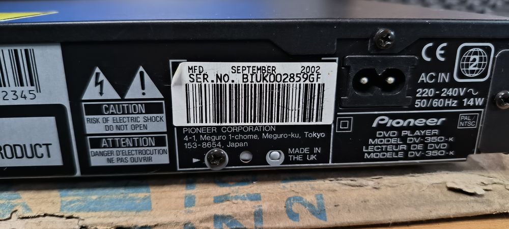 Pioneer DV-350 odtwarzacz CD DVD Player Warszawa Wola • OLX.pl