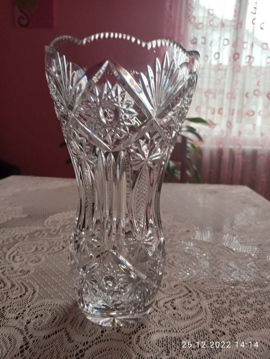 Ваза кришталева ваза хрустальна 800 грн Предмети мистецтва Коломия на Olx