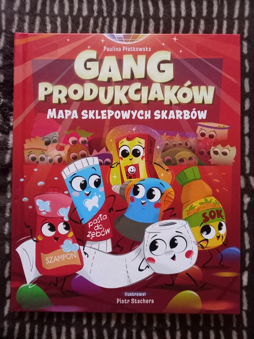 NOWA książka gang produkciaków produkciaki mapa skarbów biedronka ...