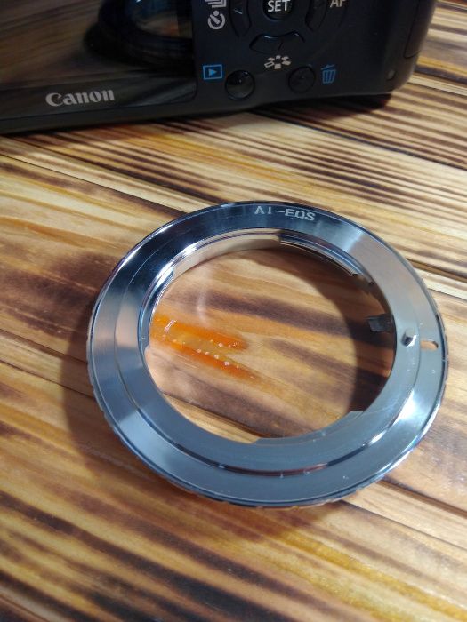Переходник с объективов Nikon на камеры Canon ( F AI AIS H на EF EOS ...