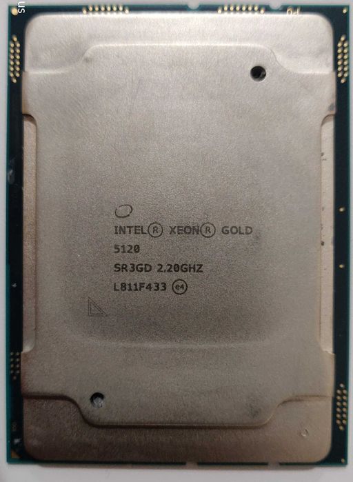 Intel Xeon Gold 5120 (12/24) SR3GD 2.20GHz/19.25Mb LGA3647 (2шт.): 1 ...