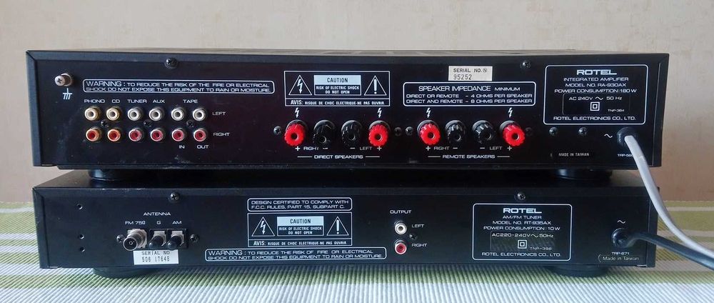 Розпродаж! Підсилювач Rotel RA-930AX + тюнер Rotel RT-935AX: 4 800 грн ...