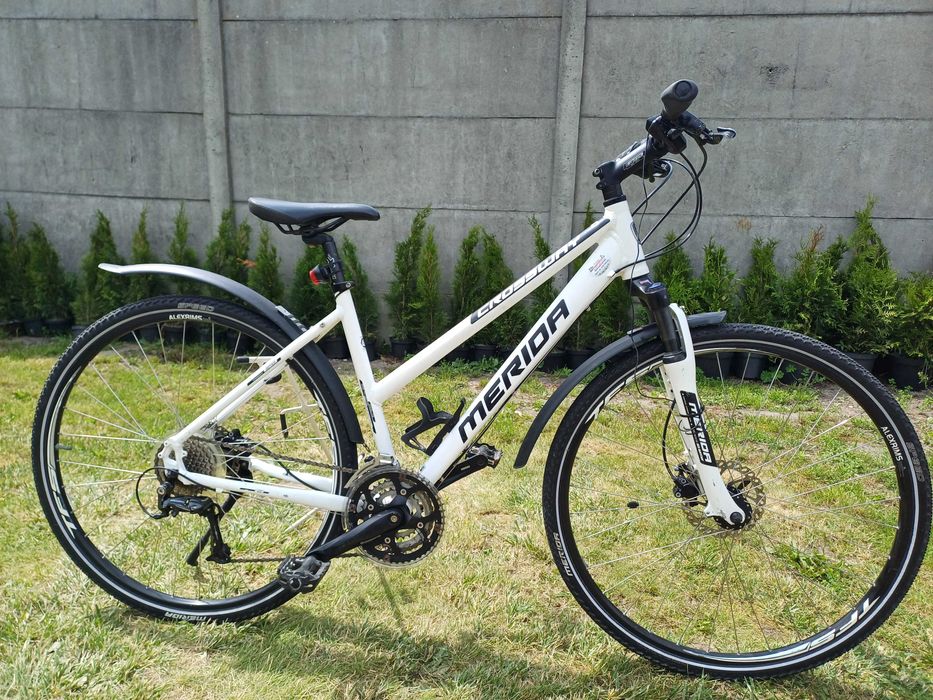 Rower Miejski Crossowy MERIDA CROSSWAY 400 Koła 28 " Hyd Tar Blok Amor ...