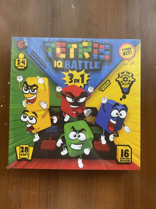Настольная развлекательная игра Tetris IQ Battle 3 в 1: 150 грн ...