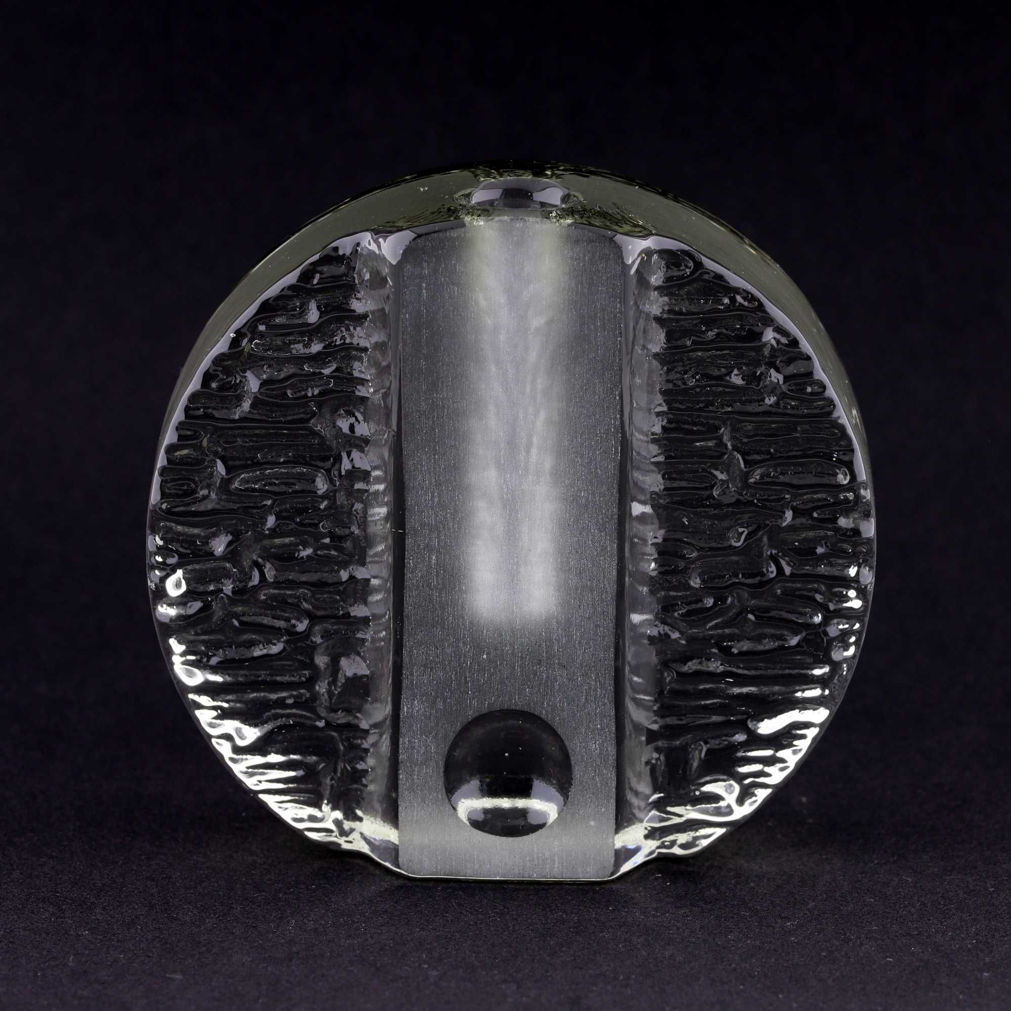Szklany wazon solifleur proj. H. Dusterhaus, Walther Glas, Niemcy ... Szklany wazon solifleur proj. H. Dusterhaus, Walther Glas, Niemcy ...