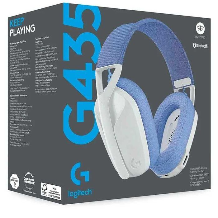 Навушники Logitech G435 Lightspeed Wireless Gaming Headset: 1 799 грн. - Навушники Вінниця на Olx
