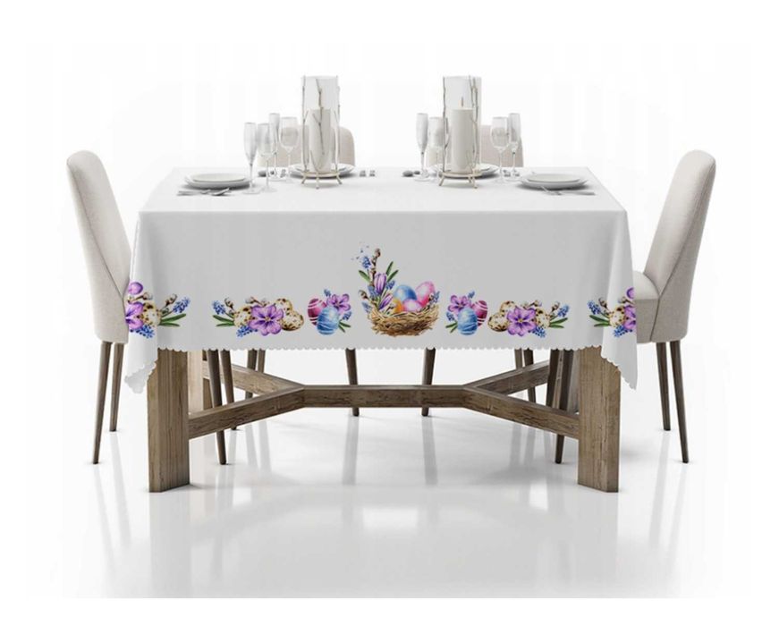 Wielkanocny obrus plamoodporny obrus świąteczny na święta we wzory Warszawa Śródmieście • OLX.pl