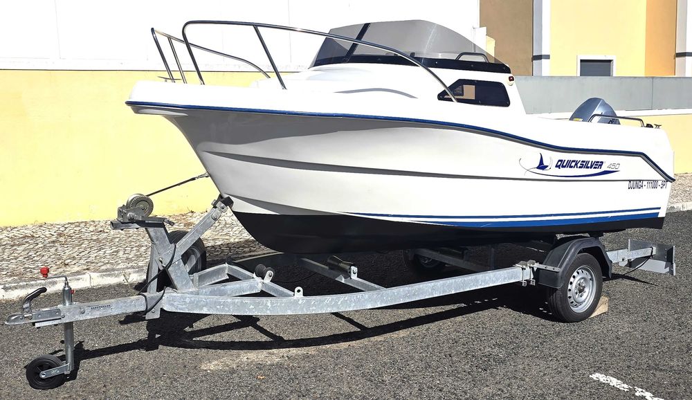 Quicksilver 450 com Motor Honda Novo Garantia São Domingos de Rana • OLX.pt