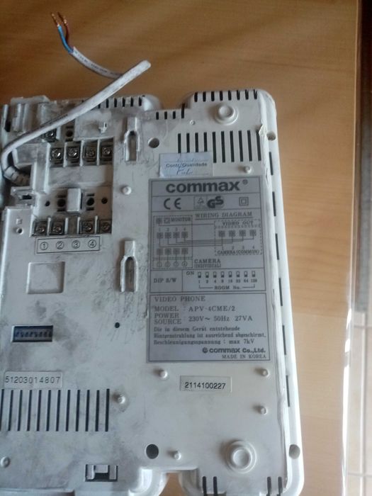 Video porteiro commax. Monitor Vila Chã, Codal E Vila Cova De Perrinho ...