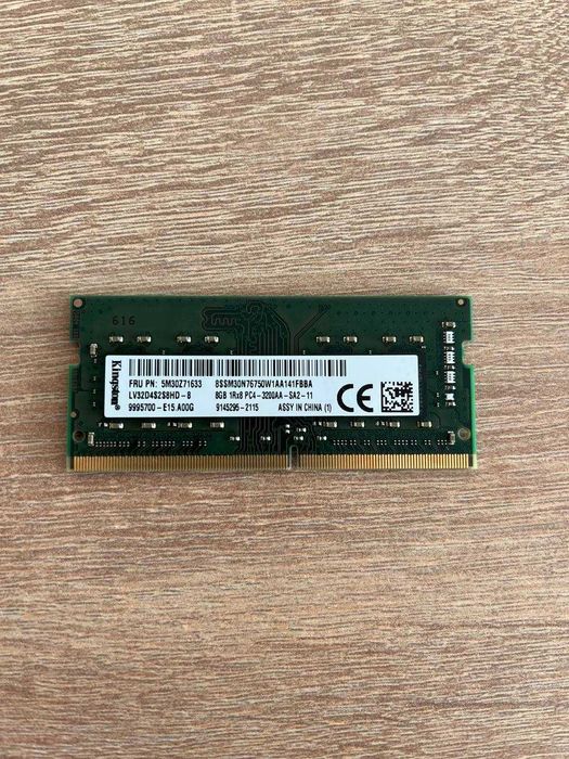 SO-DIMM DDR4 3200 MHz Kingston (LV32D4S2S8HD-8): 500 грн. - Запчастини ...