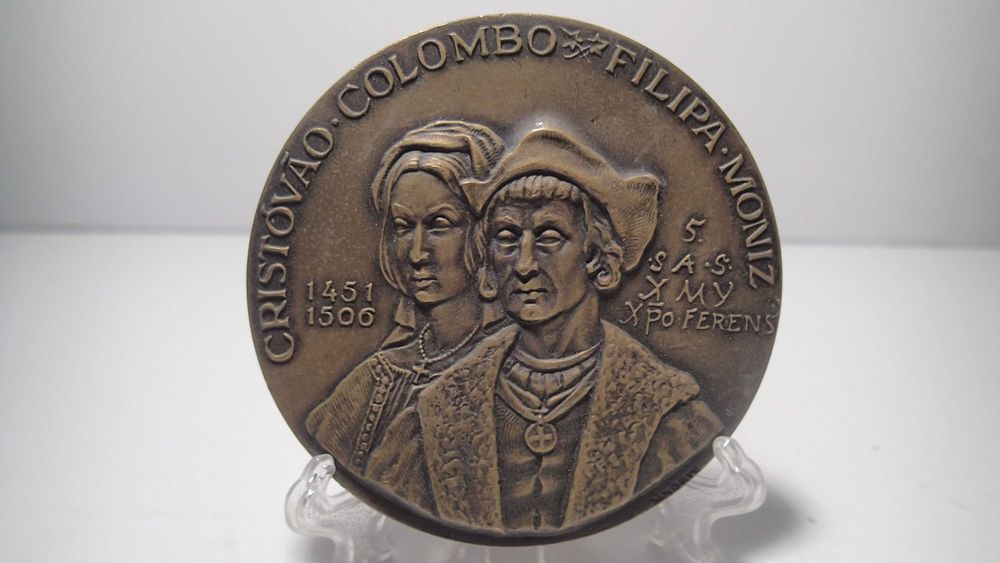 Medalha em Bronze de Cristovão Colombo/Filipa Moniz Carnide • OLX Portugal