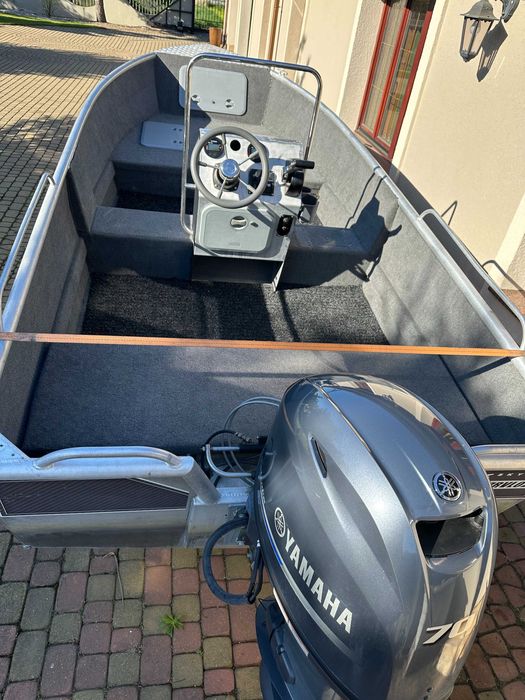 Łódz Wędkarska Skylla 500 silnik Yamaha 70 km Zamość • OLX.pl