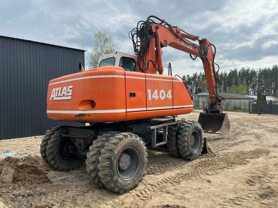 Koparka kołowa Atlas 1404 + 2 łyżki + szybkozłącze 2001r Gdynia Chwarzno-Wiczlino • OLX.pl