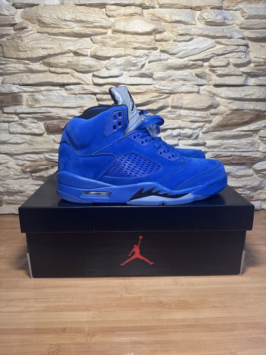 Кросівки Air Jordan 5 Retro Blue Suede р40-44: 2 390 грн. - Кросівки ...