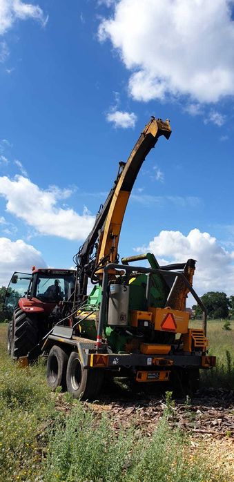 Rębak Heizohack 14-800 zestaw z Case Mx 335 Magnum Czarnów • OLX.pl