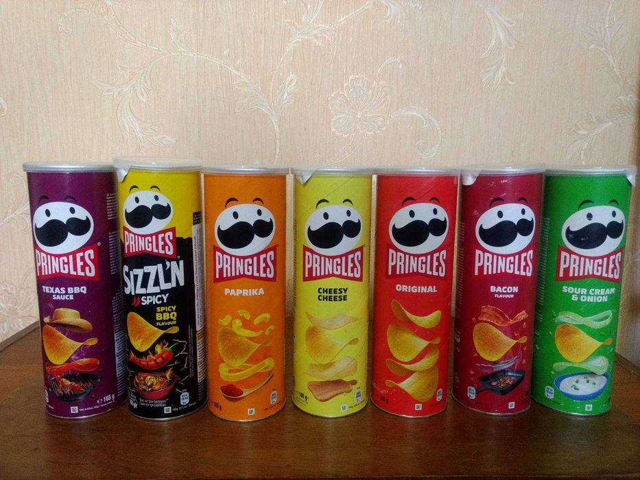 Чіпси Pringles, Top, Snack Day, Lays: 50 грн. - Продукти харчування ...