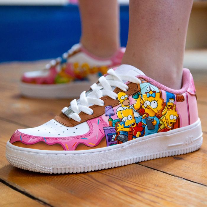 Nike air force 1 the simpsons custom buty ręcznie malowane 39 Racibórz ...