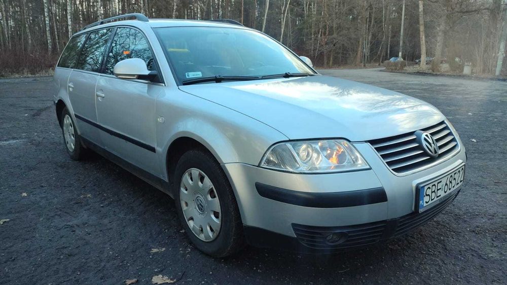 Volkswagen Passat B5 lift srebrny 1.9 Tdi, 130km bogata wersja Katowice ...