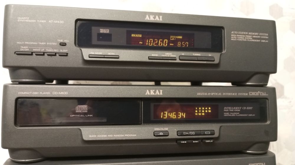 Wieża Akai AX-M430 trzy elementy Lubin • OLX.pl