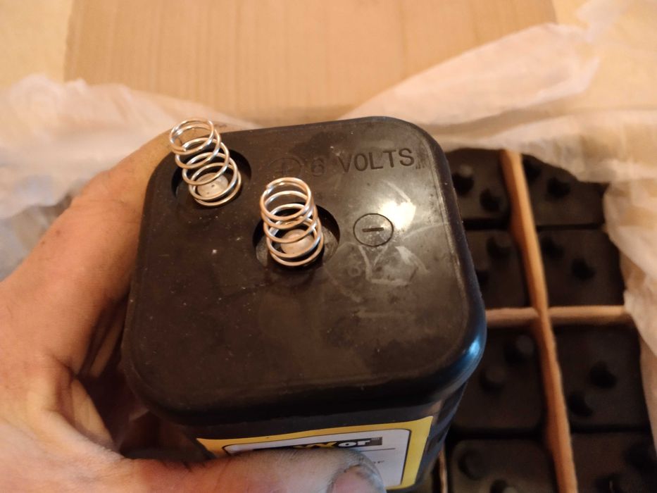 Akumulator 6V do lamp drogowych texxor lantern battery IEC 4R25 ...