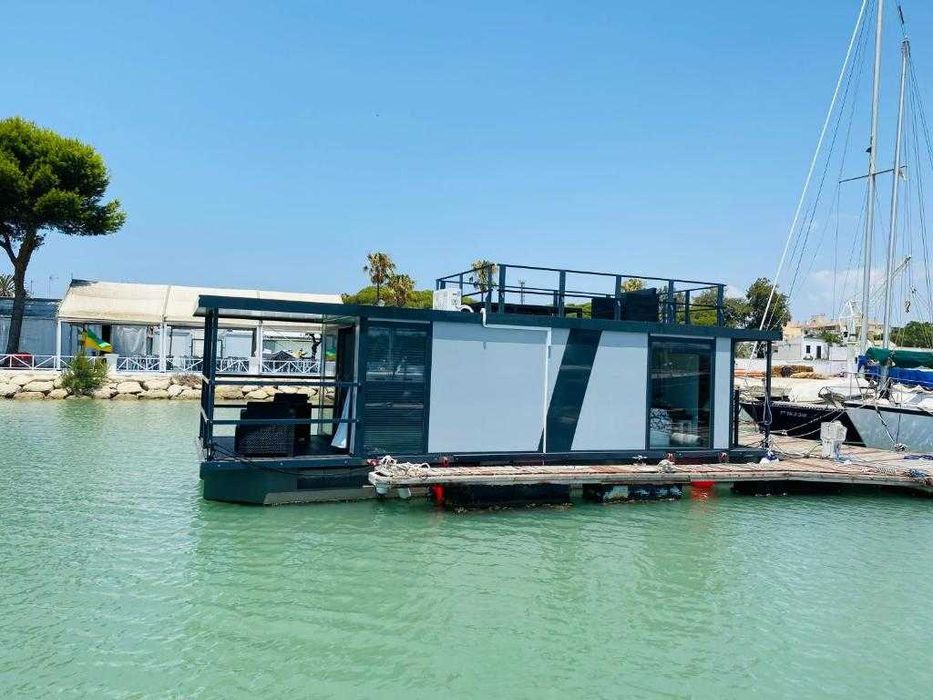 NAUTIA L7 Houseboat Hausboot Dom na wodzie Pływający łódź Jacht ...