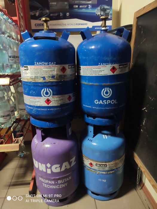 Butla gazowa 11kg propan butan butle Jadów • OLX.pl