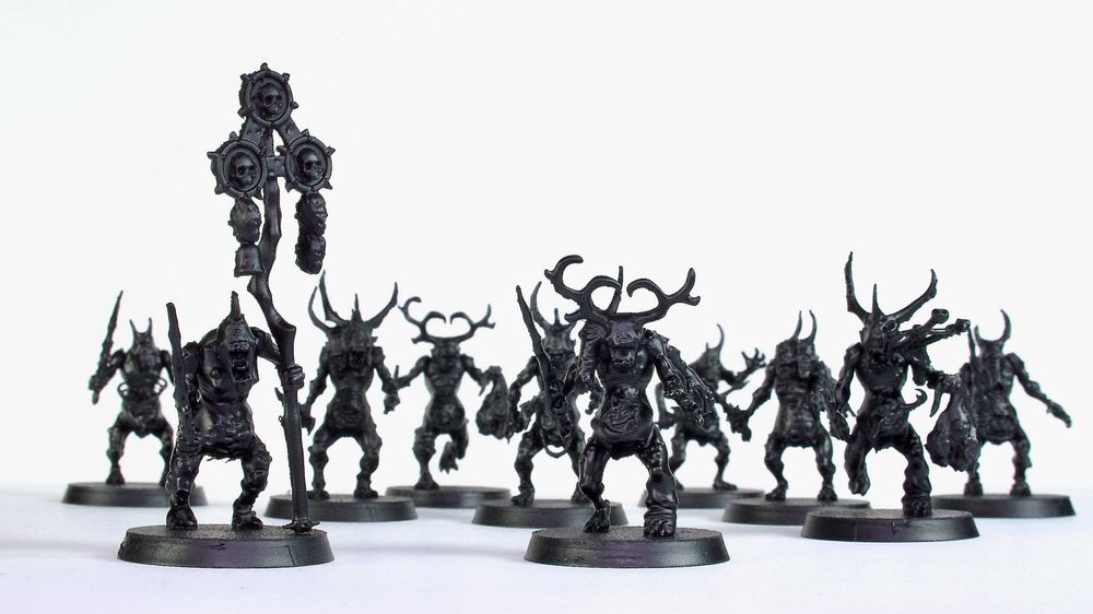 Oddział 10 demonów chaosu - Plaguebearers - figurki proxy Poznań Stare ...