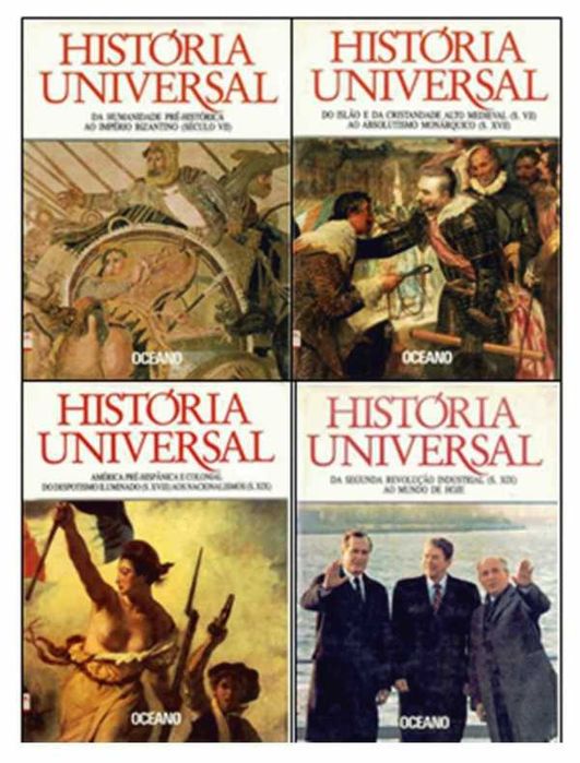 História Universal Oceano (4 volumes) Alvalade • OLX.pt
