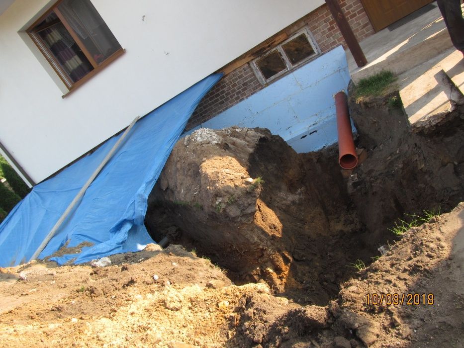 Odwodnienia, drenaże , odprowadzenie wody deszczowej Radomsko • OLX.pl