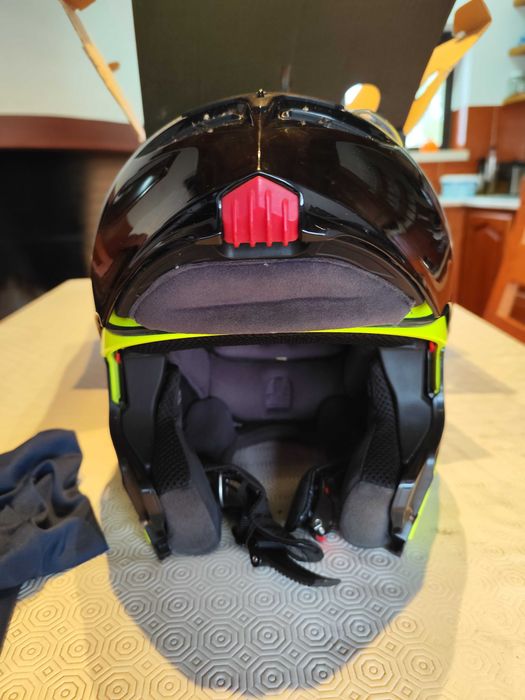 Capacete Modular AGV Compact ST Leiria, Pousos, Barreira E Cortes • OLX.pt