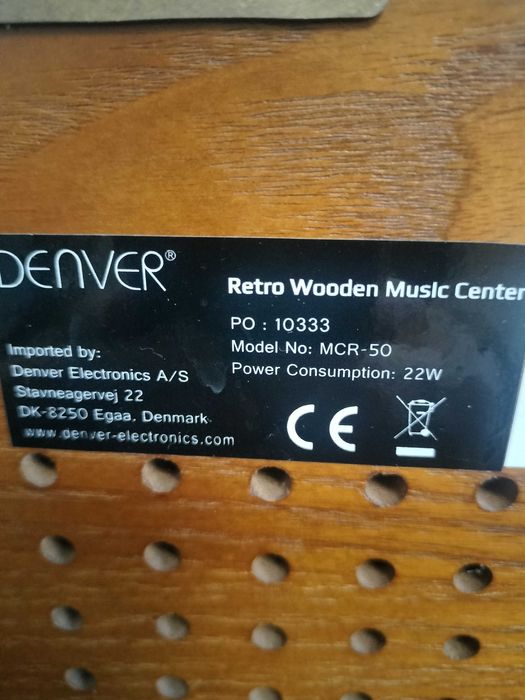 Denver retro muusic center radio, CD, magnetofon i gramofon Kraków ...