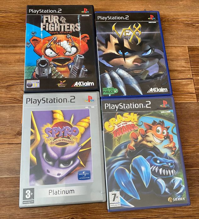Sony PS2: Turtles, Donald Duck, Crash, Jak, Pitfall, Ōkami, Ratchet: 18 ...
