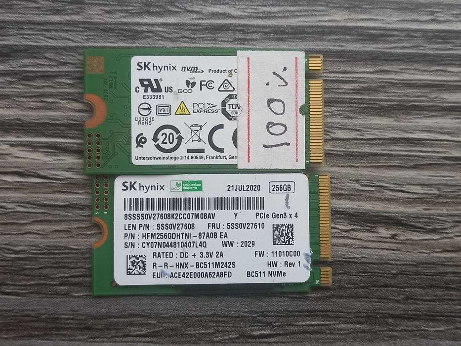 SSD M2 NVME 2230 256Gb 128Gb / SSD 2242 NVME 256Gb/ 2280 1Tb: 350 грн ...