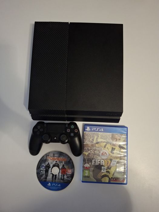 Konsola ps4 z padem grami I okablowaniem playstation 4 Siedlce • OLX.pl