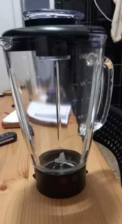 Liquidificador MOULINEX Faciclic Glass (500 W - 1.5 L - Preto) Vila do ...