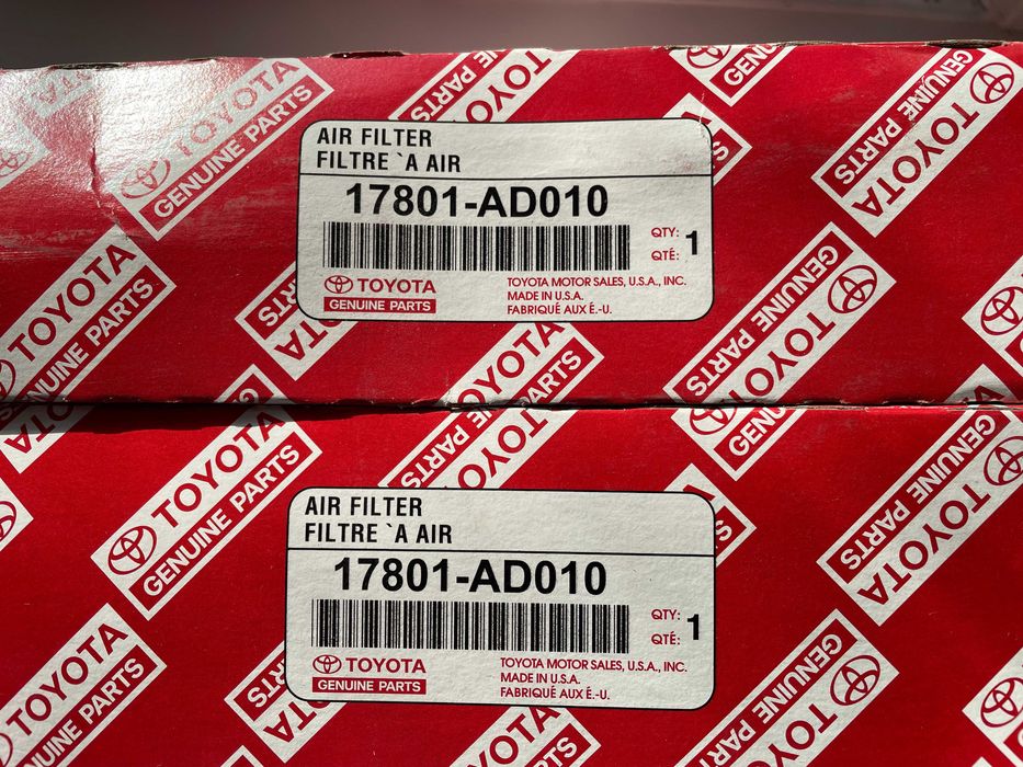 17801AD010 TOYOTA DENSO фильтр воздушный. ОРИГИНАЛ USA Lexus/Toyota ...
