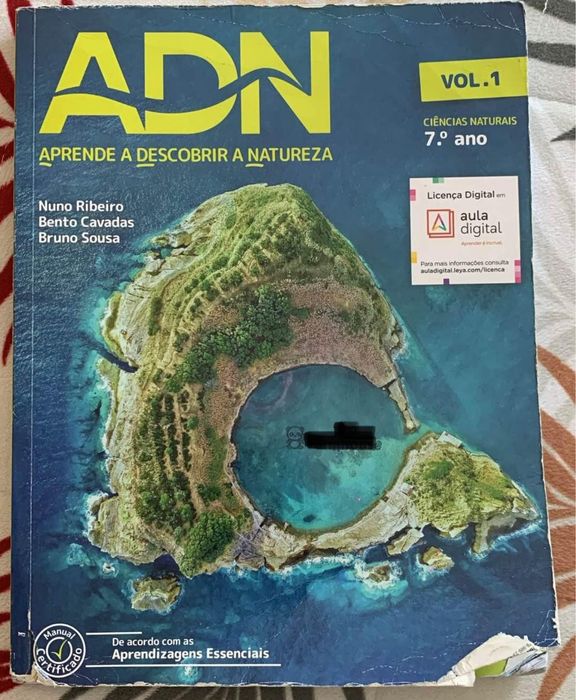 ADN 7 - Ciências Naturais - 7º ano - Manual Massamá E Monte Abraão • OLX.pt