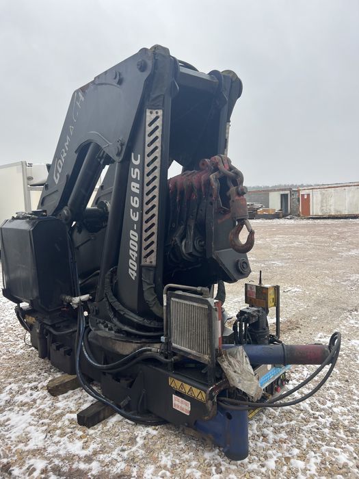 Żuraw HDS Cormach 40400, szamba kontenery Hiab, Palfinger, HMF Kozarzewo • OLX.pl