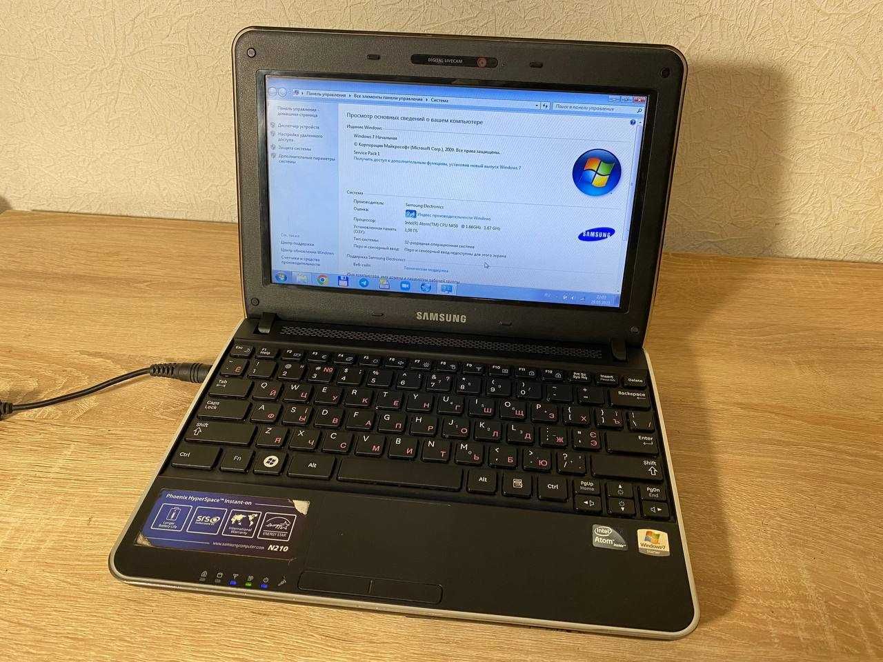 Нетбук Ноутбук Samsung N210: 2 200 грн. - Ноутбуки Сокаль на Olx