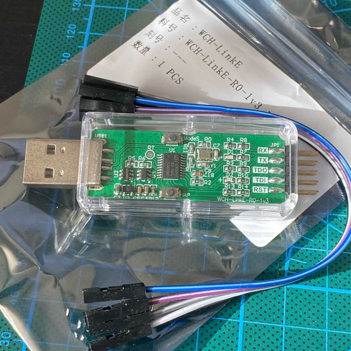 WCH LinkE 1v3 Отладчик дебаггер программатор Debugger WCH RISC-V SWD: 355 грн. - Периферийные ...