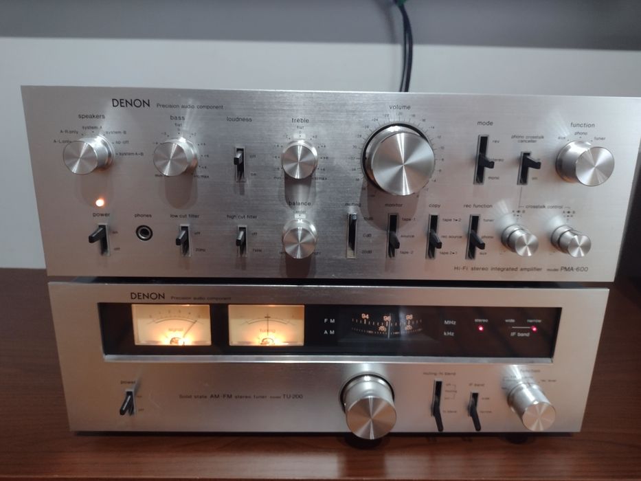 Wzmacniacz Denon pma 600 i tuner tu 200 sprzedam lub zamienię Gdów • OLX.pl