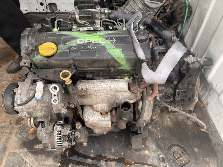 Мотор opel 1.7 astra g combo кпп форсунки тнвд турбіна y17dt y17dti ...