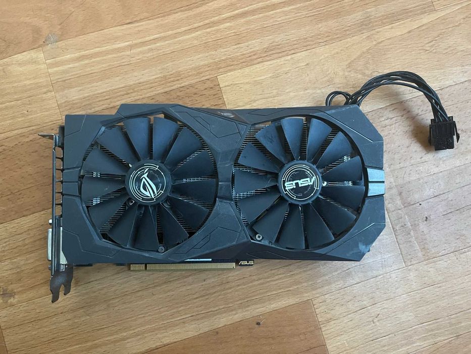 ASUS Radeon RX 470 Strix Gaming 8GB GDDR5 sprawna + przejściówka 6=8 ...