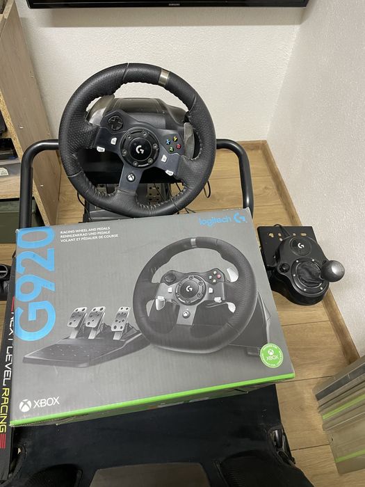 Logitech g920 + shifter кермо руль коробка передач кермо: 9 000 грн ...