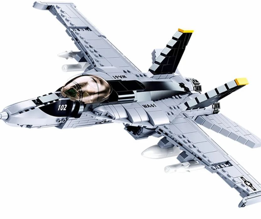 Конструктор Самолёт SLUBAN M38-B0928 Истребитель-Бомбардировщи F-18: ...